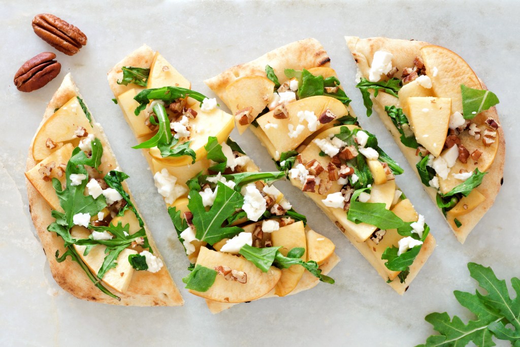 Garlic Chicken & Pear Flatbread - 360 Degrees